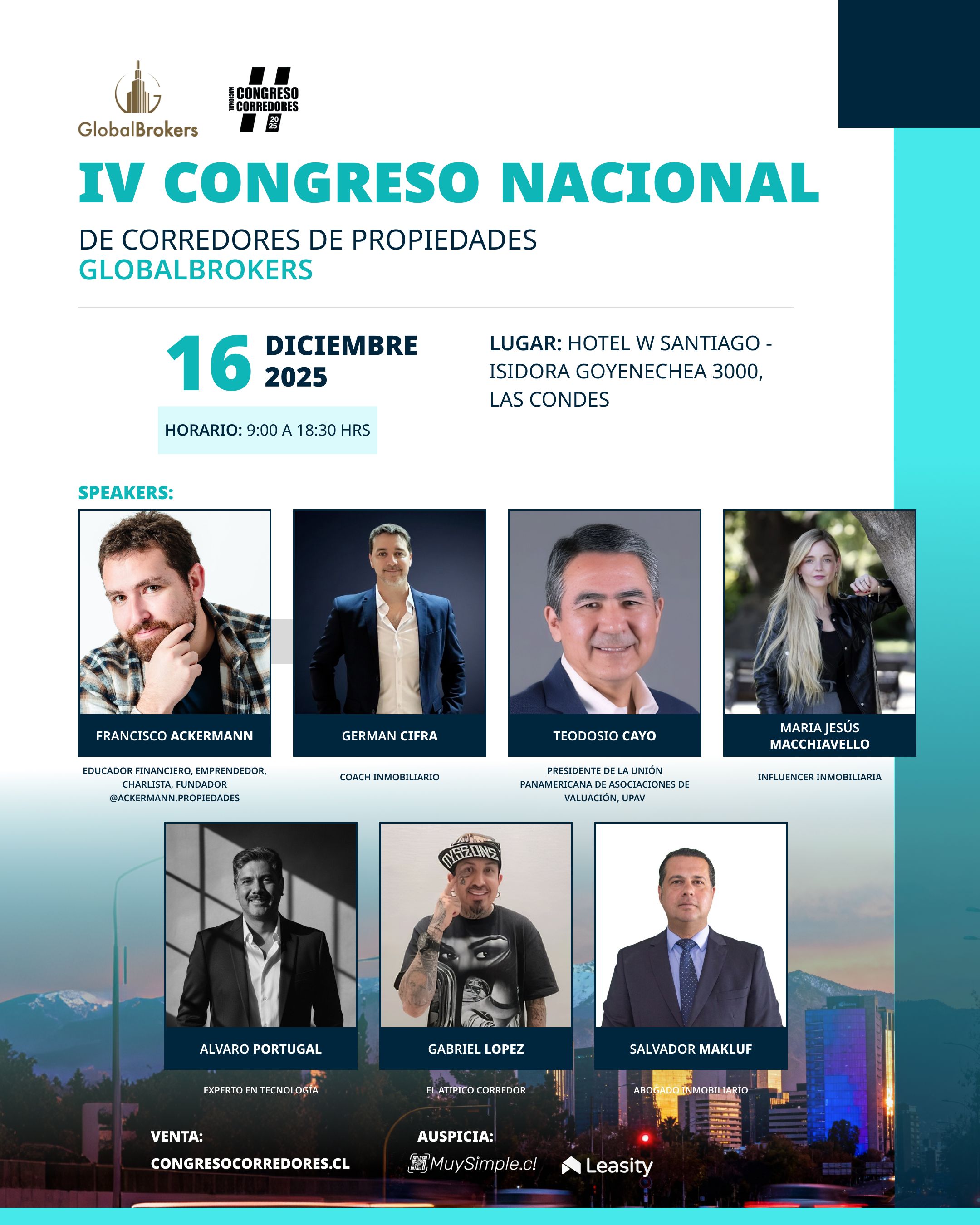 IV CONGRESO NACIONAL DE CORREDORES DE PROPIEDADES GLOBAL BROKERS | GlobalBrokers